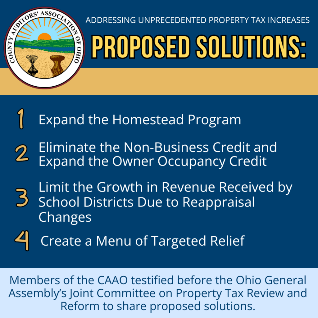 Property Tax Reform Solutions – CAAO